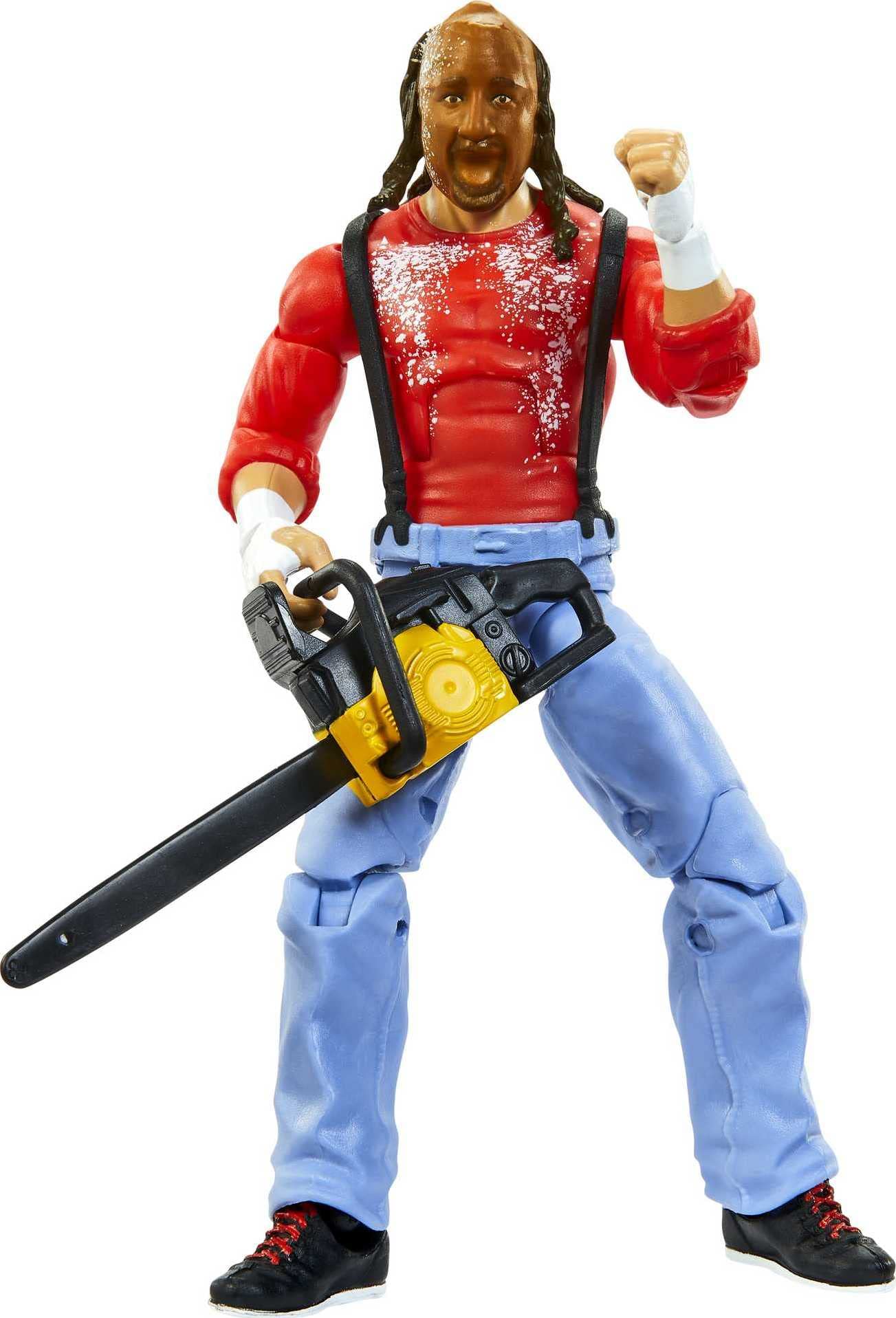 Mattel WWE Chainsaw Charlie Elite Collection Action Figure with Accessories, Articulation & Life-like Detail, 6-inch