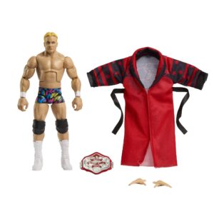 mattel wwe "stunning" steve austin elite collection action figure with accessories, articulation & life-like detail, 6-inch