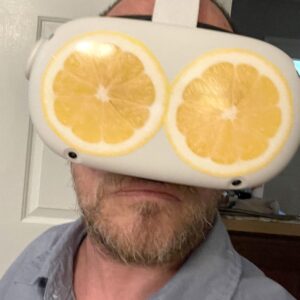 Lemons Decal for Quest 2 VR Headset - Meta/Oculus - Glossy Vinyl Sticker