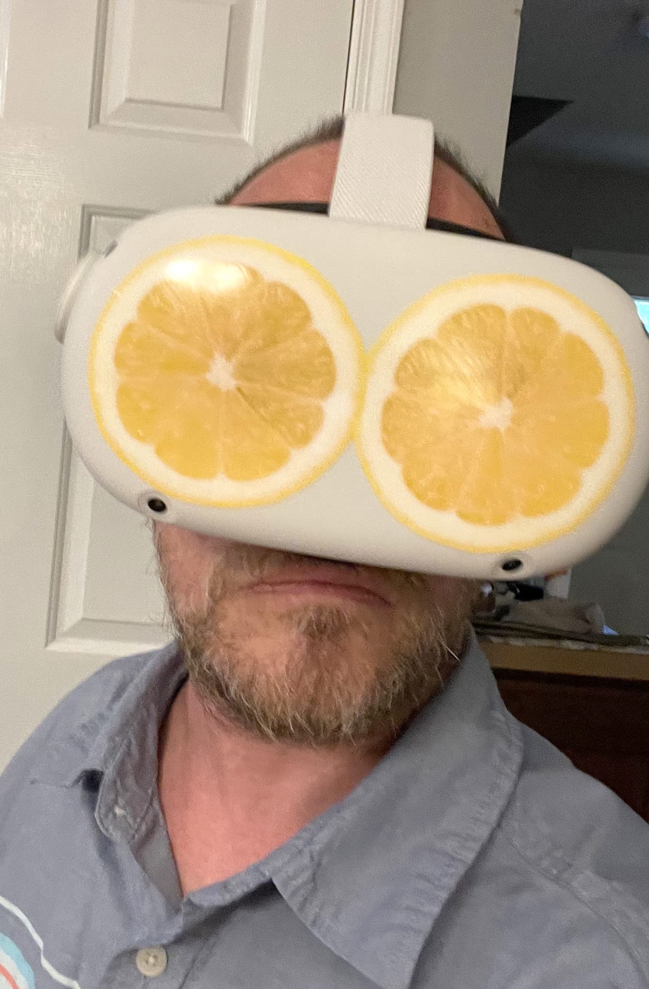 Lemons Decal for Quest 2 VR Headset - Meta/Oculus - Glossy Vinyl Sticker