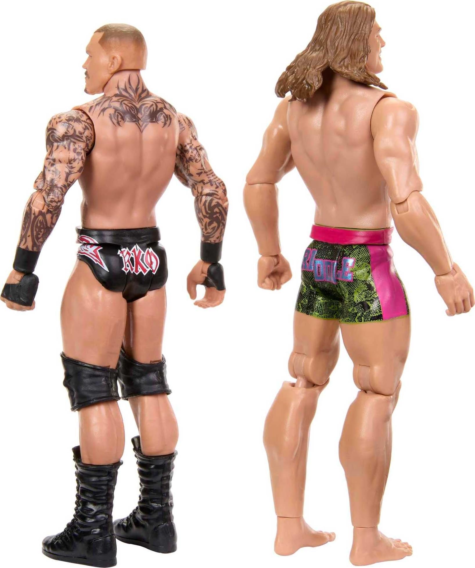 Mattel WWE Randy Orton & Matt Riddle Championship Showdown Action Figure 2-Pack with RAW Tag Team Championship, 6-inch