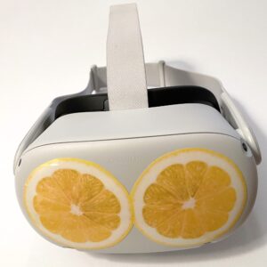 Lemons Decal for Quest 2 VR Headset - Meta/Oculus - Glossy Vinyl Sticker