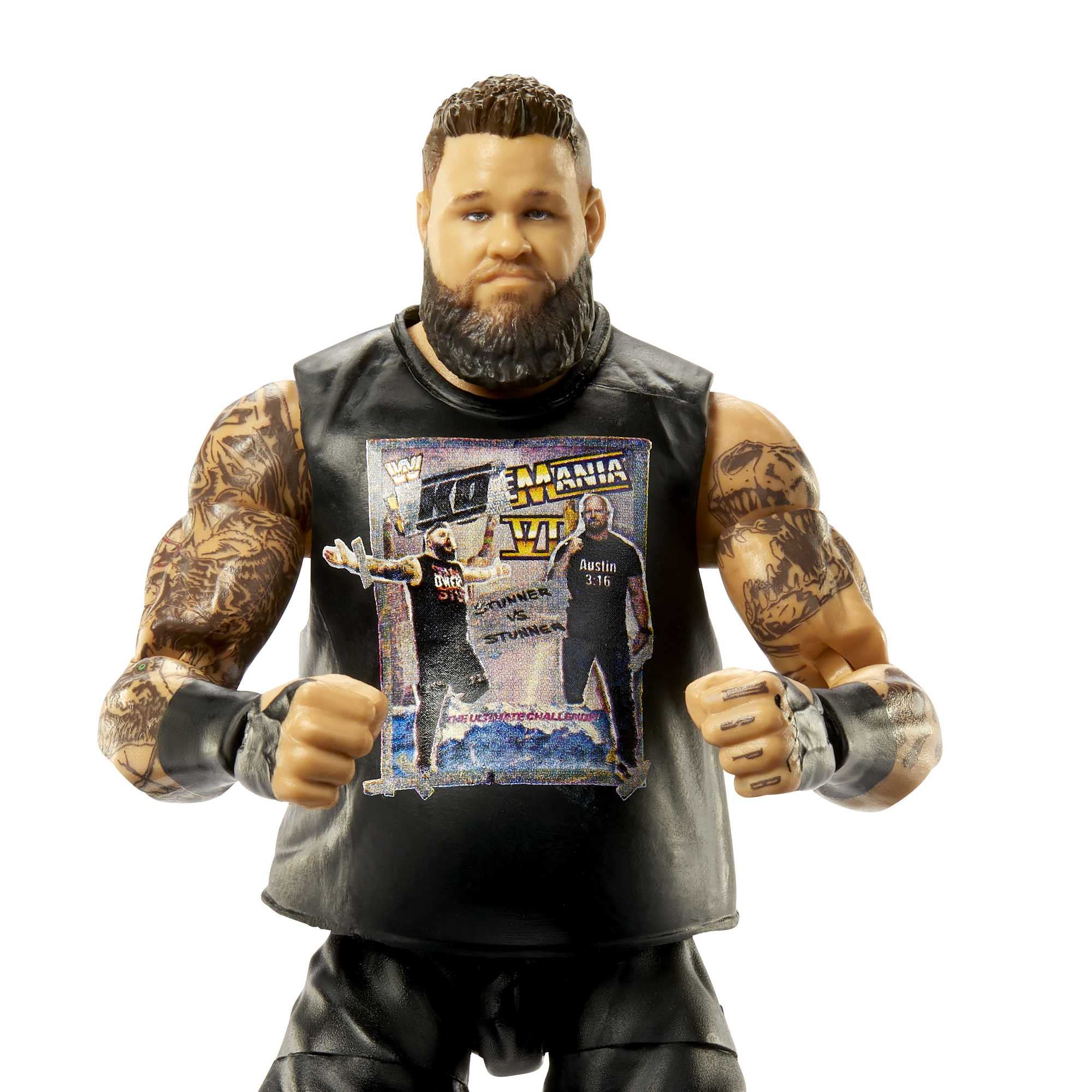 Mattel WWE Kevin Owens Elite Collection Action Figure, Deluxe Articulation & Life-like Detail with Iconic Accessories, 6-inch