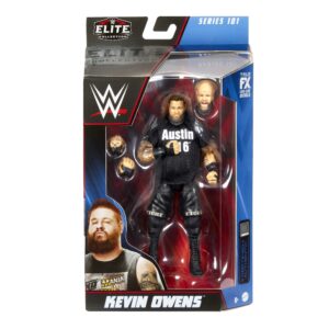 Mattel WWE Kevin Owens Elite Collection Action Figure, Deluxe Articulation & Life-like Detail with Iconic Accessories, 6-inch