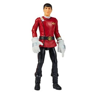 star trek playmates toys universe: 5" captain spock wrath of khan action figure with accessories