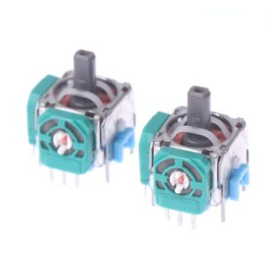 2pc 3d analog joystick thumb stick replacement repair part sensor module potentiometer for sony ps5 controller