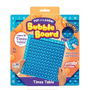 junior learning times table bubble board, multicolor (jl680), medium