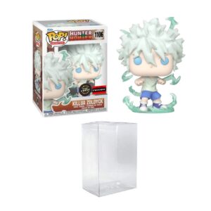 funko pop! - hunter x hunter - killua zoldyck chase bundled with ecotek pop protector