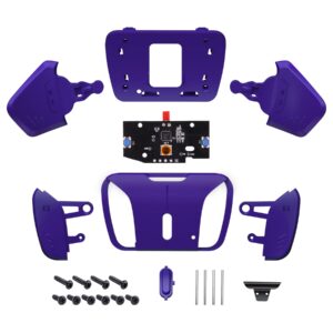 eXtremeRate Turn Rise to RISE4 Kit – Redesigned Galactic Purple K1 K2 K3 K4 Back Buttons Housing & Remap PCB Board for PS5 Controller Rise & RISE4 Remap kit - Other Accessories NOT Included