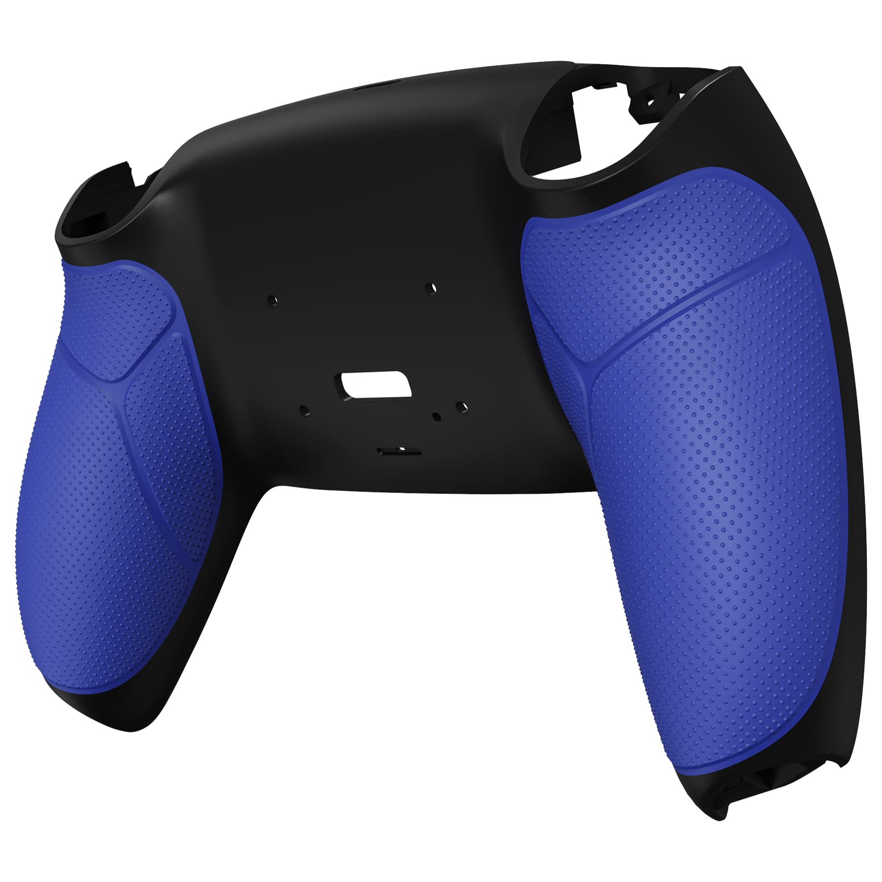 Blue Performance Rubberized Grip Redesigned Back Shell for PS5 Controller eXtremerate Rise & RISE4 Remap Kit - Controller & Rise Remap Board NOT Included