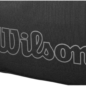 Wilson Night Session Tour 12PK Racket Bag Racket, Adult Unisex, Black/Reflective/ (Multicoloured), One Size, Black/Reflective/ (Multicolor), One Size, Sport