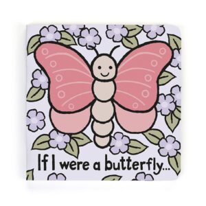 jellycat if i were a butterfly: a touch and feel board book children's book | baby gift