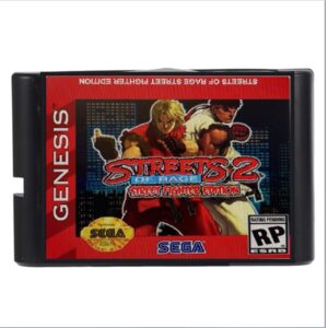 Street of Rage 2 Street Of Fighter Edition-Game Cartridge - Electronic Games 16 BIT MD game Card For PAL And NTSC Version