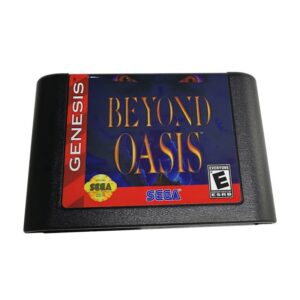 beyond oasis video game card for sega megadrive genesis game cartridge