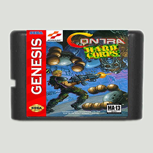 Contra Hard Corps NTSC-U 16 bit MD Game Card For Sega Mega Drive For Genesis