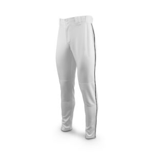 marucci - excel double-knit piped pant white/black (maptexlpip-w/bk-am)