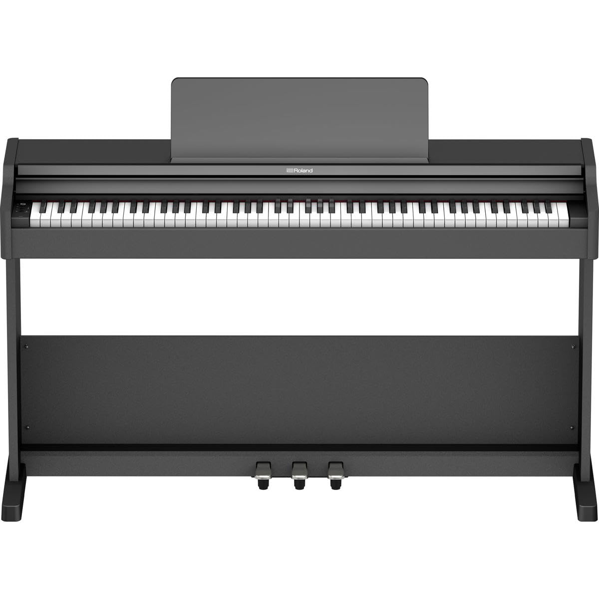 Roland RP107 Digital Compact and Affordable Home Piano with Traditional Upright Styling | Perfect for Beginners |Onboard Bluetooth & More,Black