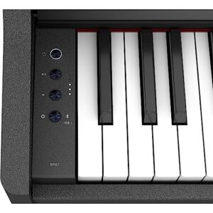 Roland RP107 Digital Compact and Affordable Home Piano with Traditional Upright Styling | Perfect for Beginners |Onboard Bluetooth & More,Black