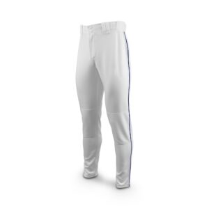 marucci - excel double-knit piped pant white/navy blue (maptexlpip-w/nb-as)