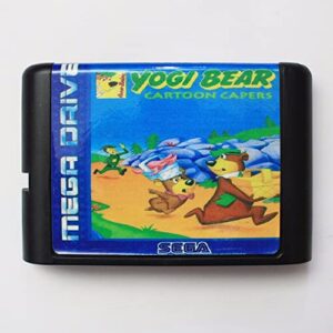 yogi bear 16 bit md game card for sega mega drive for genesis