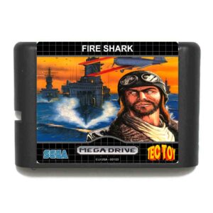 fire shark 16 bit md game card for sega mega drive for genesis