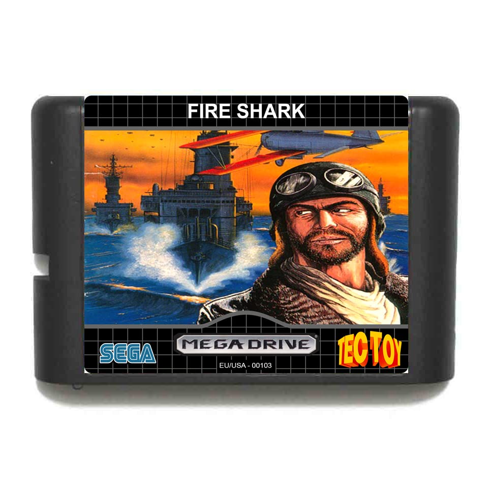 Fire Shark 16 bit MD Game Card For Sega Mega Drive For Genesis