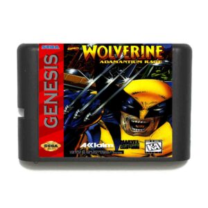 wolverine adamantium rage 16 bit md game card for sega mega drive for genesis