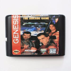 wrestle mania the arcade game 16 bit sega md game card for sega mega drive for genesis