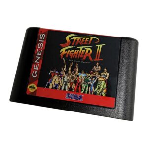 Street Fighter II The World Warrior Video Game Card for Sega Megadrive Genesis Game Cartridge