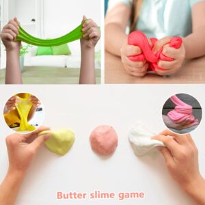 45 Pack Mini Butter Slime Kit, Scented Slime Party Favor Gifts, DIY Putty Stress Relief Toy for Kids, Girls and Boys, Soft & Non-Sticky