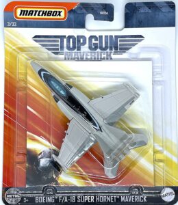 hot wheels matchbox 2022 - sky busters boeing f/a-18 super hornet maverick top gun #3/33