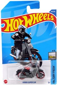 hot wheels honda super cub, factory fresh 8/10