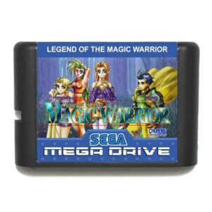 Brave Battle Saga Legend of the Magic Warrior 16 bit MD Game Card For Sega Mega Drive For Genesis-PAL-J