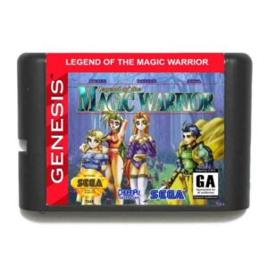 Brave Battle Saga Legend of the Magic Warrior 16 bit MD Game Card For Sega Mega Drive For Genesis-PAL-J