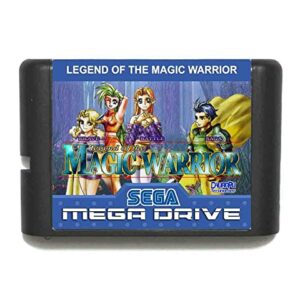 Brave Battle Saga Legend of the Magic Warrior 16 bit MD Game Card For Sega Mega Drive For Genesis-NTSC-J