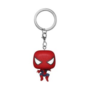 funko pop! keychain: marvel - spider-man: no way home, friendly neighborhood spider-man