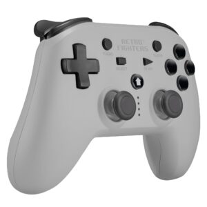 Retro Fighters Defender Next-Gen PS1 - PS2 - PS3 - PS Classic - Switch & PC Compatible Wireless Controller, Grey