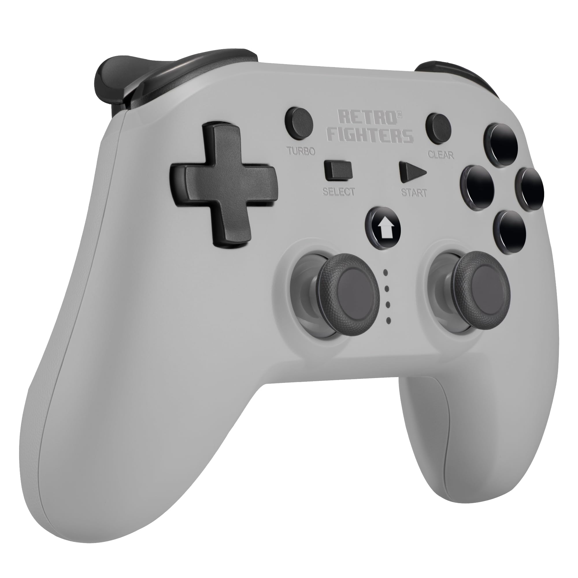 Retro Fighters Defender Next-Gen PS1 - PS2 - PS3 - PS Classic - Switch & PC Compatible Wireless Controller, Grey