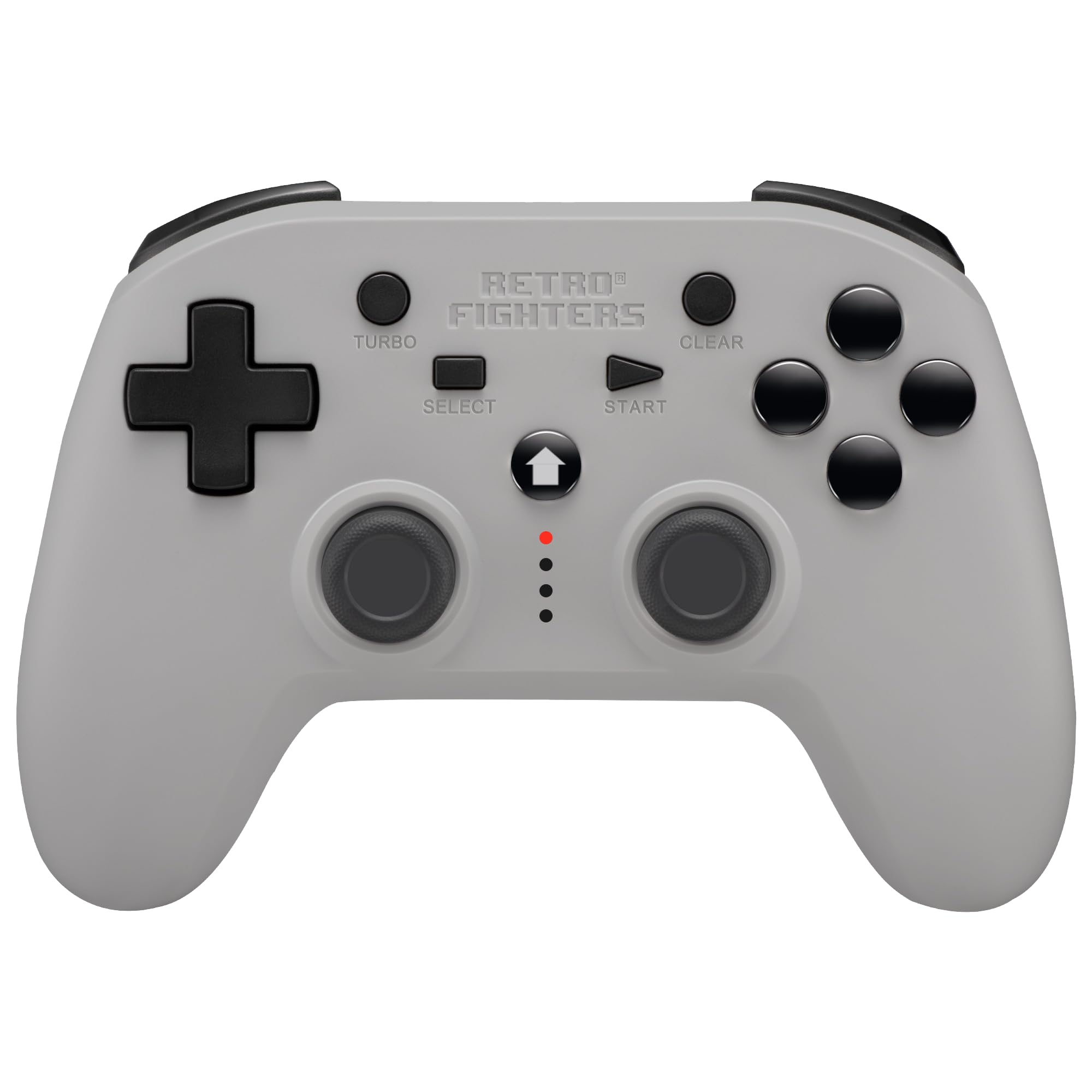 Retro Fighters Defender Next-Gen PS1 - PS2 - PS3 - PS Classic - Switch & PC Compatible Wireless Controller, Grey