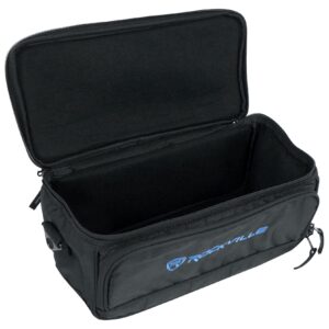 Rockville MB147 DJ Gear Mixer Gig Bag Case 14" x 7" x 6.5" + 13" Laptop Pocket,Black