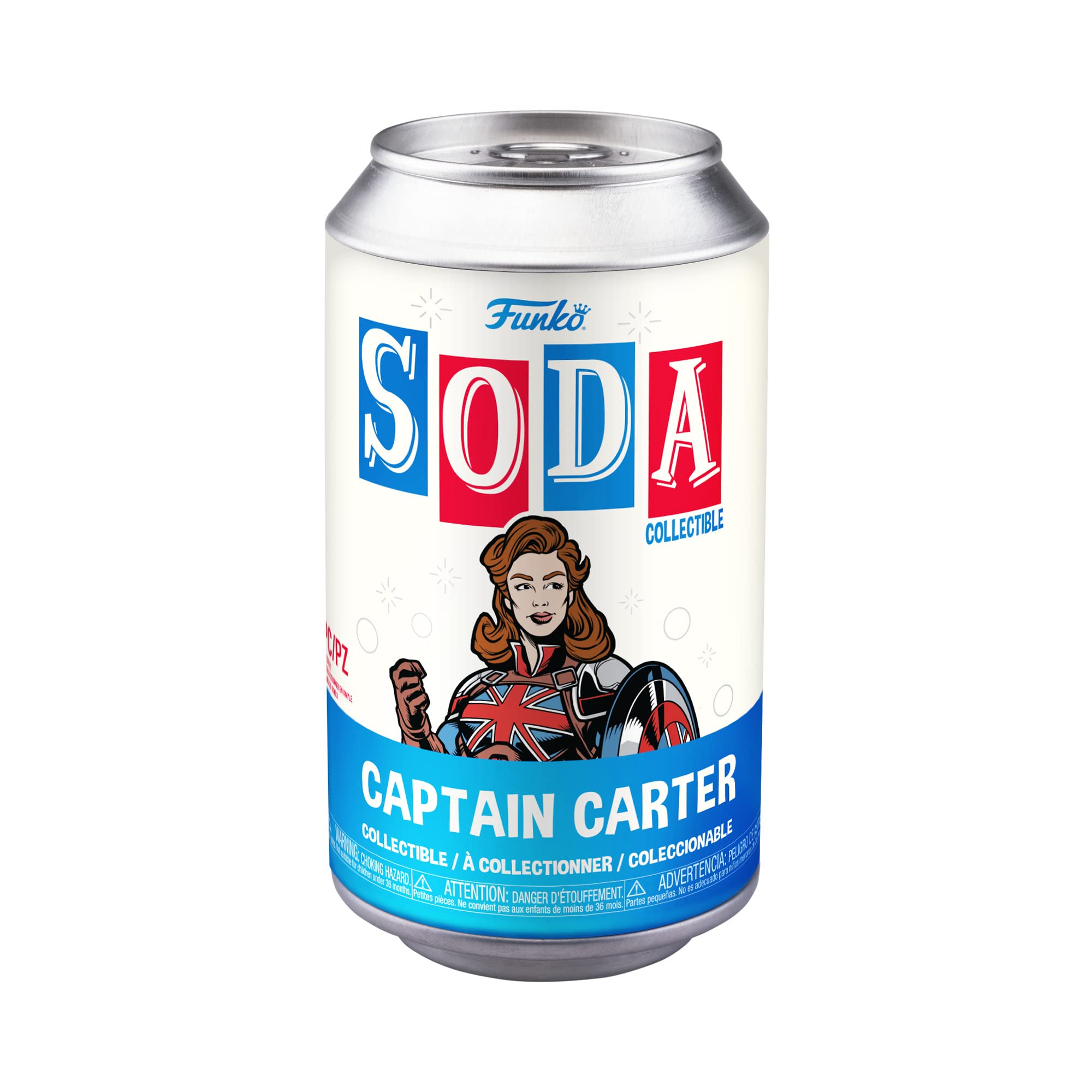 Funko Vinyl Soda: Marvel - What If…?, Captain Carter with Chase (Styles May Vary)