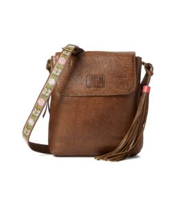 ariat addison crossbody brown one size