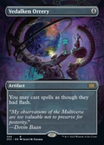 magic: the gathering - vedalken orrery (399) - borderless - double masters 2022