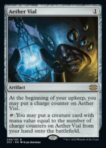 magic: the gathering - aether vial (298) - double masters 2022