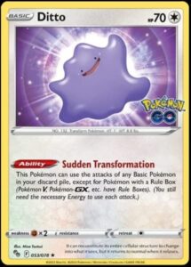 ditto 053/078 - pokemon go - holo rare card