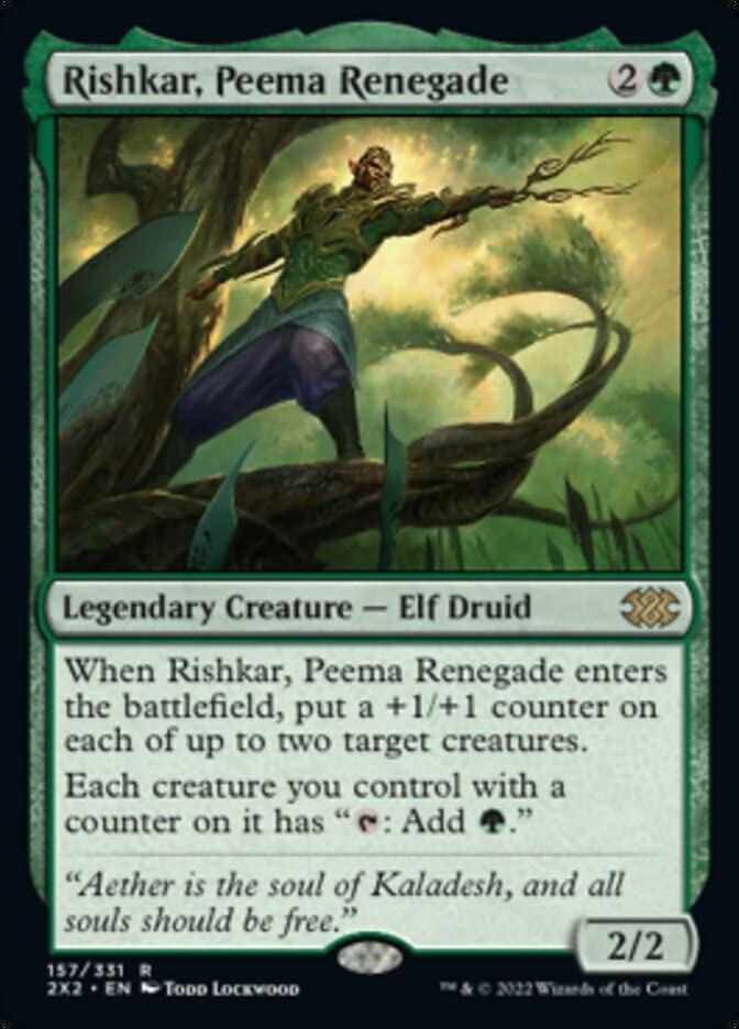 Magic: the Gathering - Rishkar, Peema Renegade (157) - Double Masters 2022