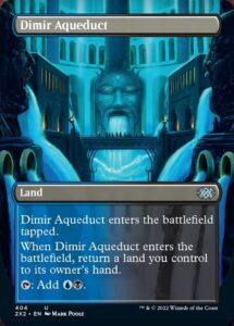 magic: the gathering - dimir aqueduct (404) - borderless - double masters 2022