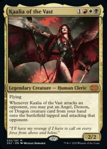 magic: the gathering - kaalia of the vast (235) - double masters 2022