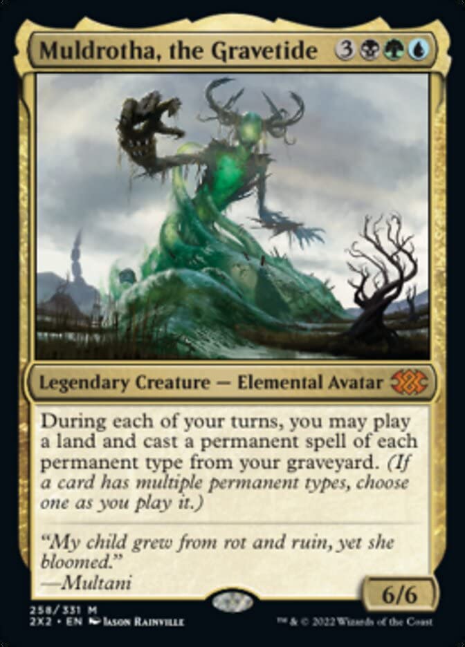 Magic: the Gathering - Muldrotha, The Gravetide (258) - Double Masters 2022