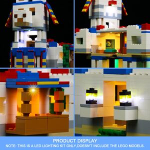 VONADO LED Light Kit Compatible with Lego Minecraft Llama Village 21188, Light-Operated Lighting Compatible with Minecraft Llama Lego 21188 (NO Lego Model,ONLY Lights)